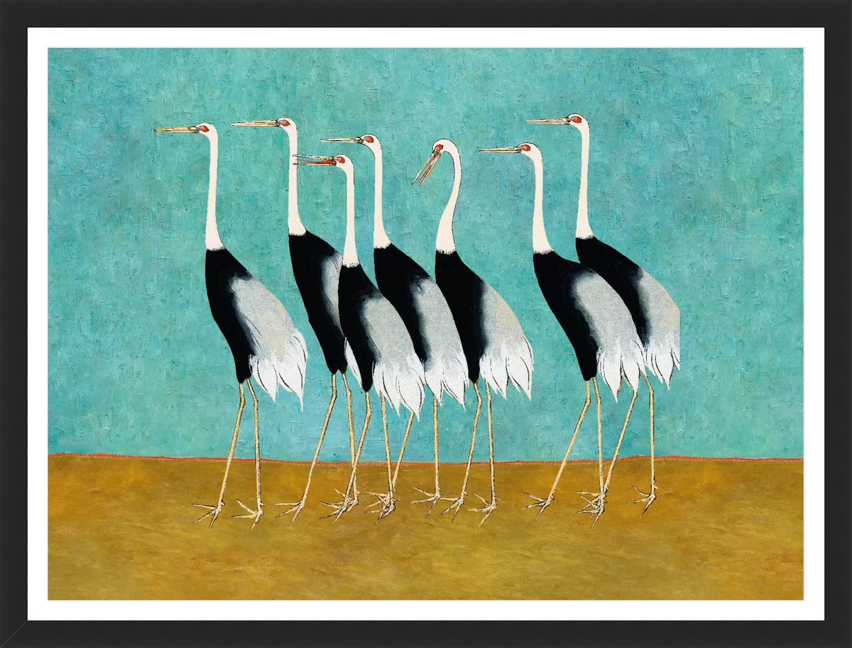 March – Vintage Restored Print – Hope and Feathers Framing