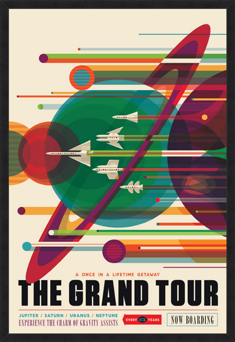 The Grand Tour – NASA /JPL Visions of the Future Poster – Hope and ...