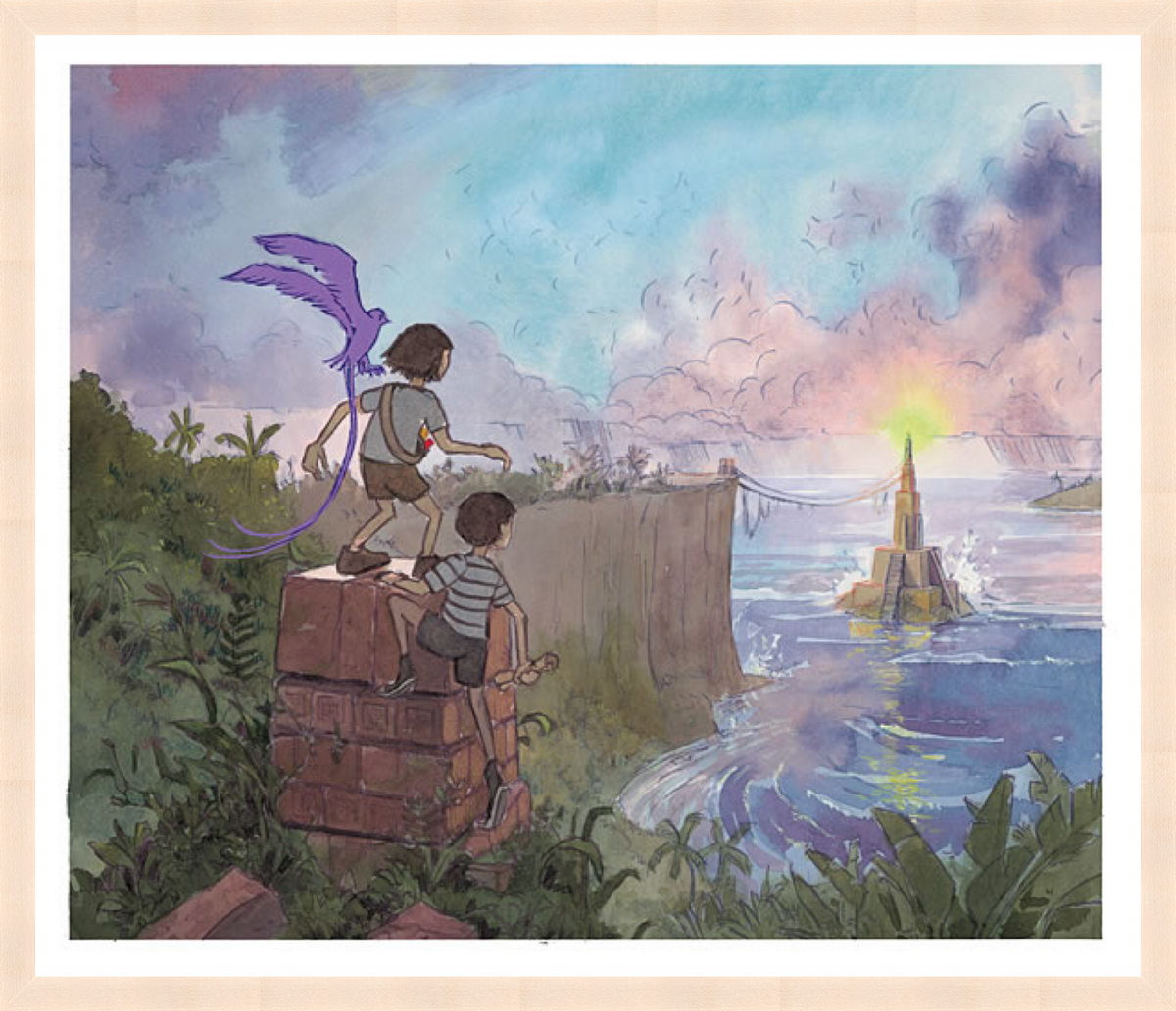 Quest – signed print by Aaron Becker – Hope and Feathers Framing